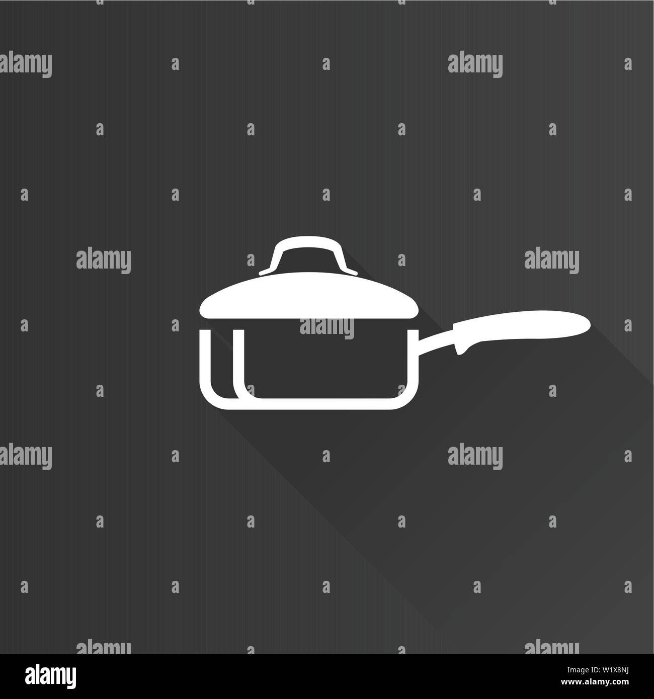 Cooking pan icon in Metro user interface color style. Food restaurant ...