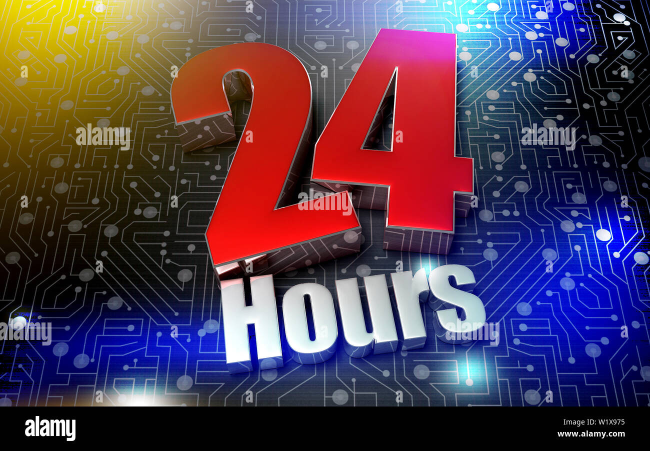 24 hour clock digital hi-res stock photography and images - Alamy