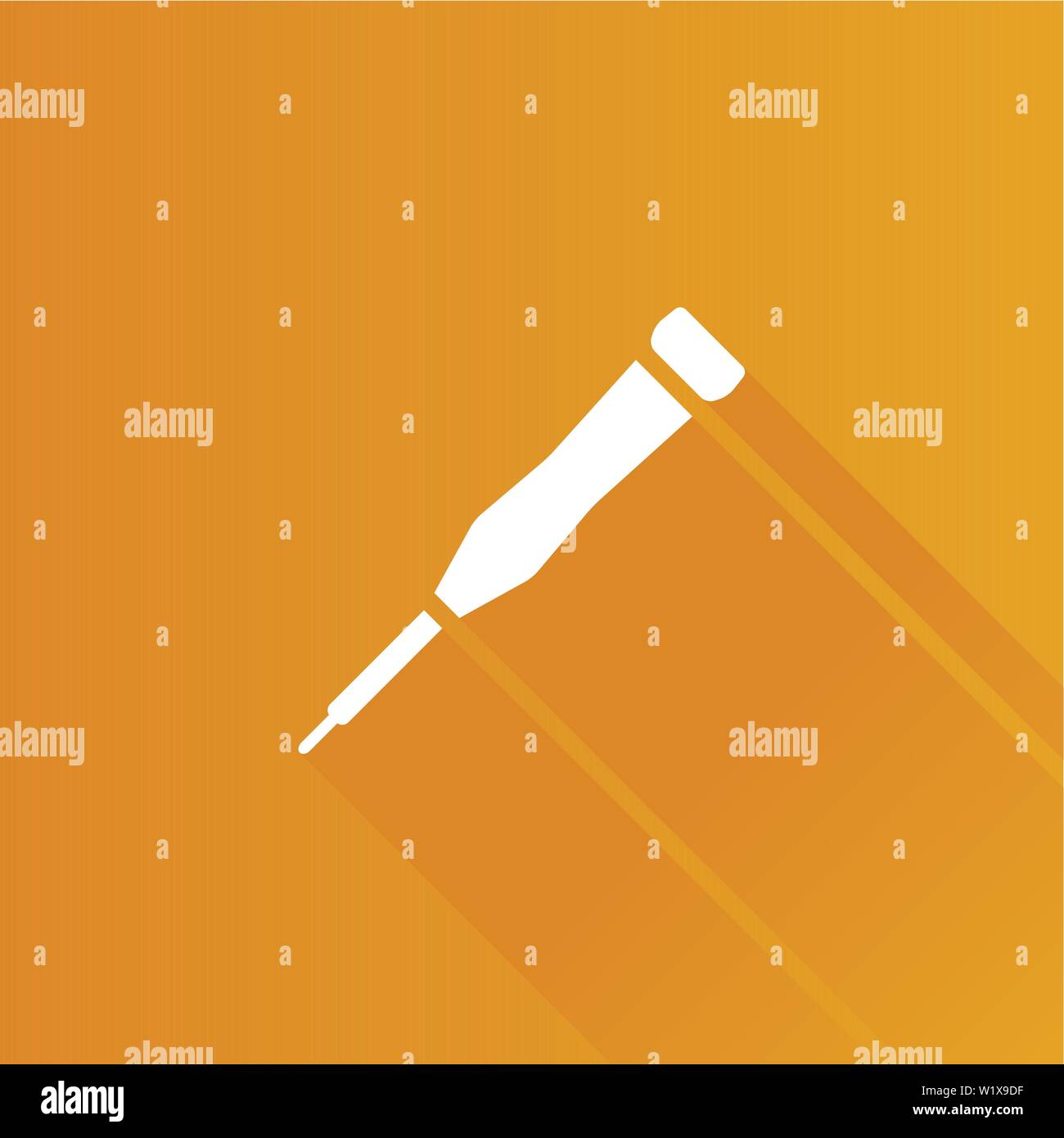 Screwdriver icon in Metro user interface color style. Electronic repair ...