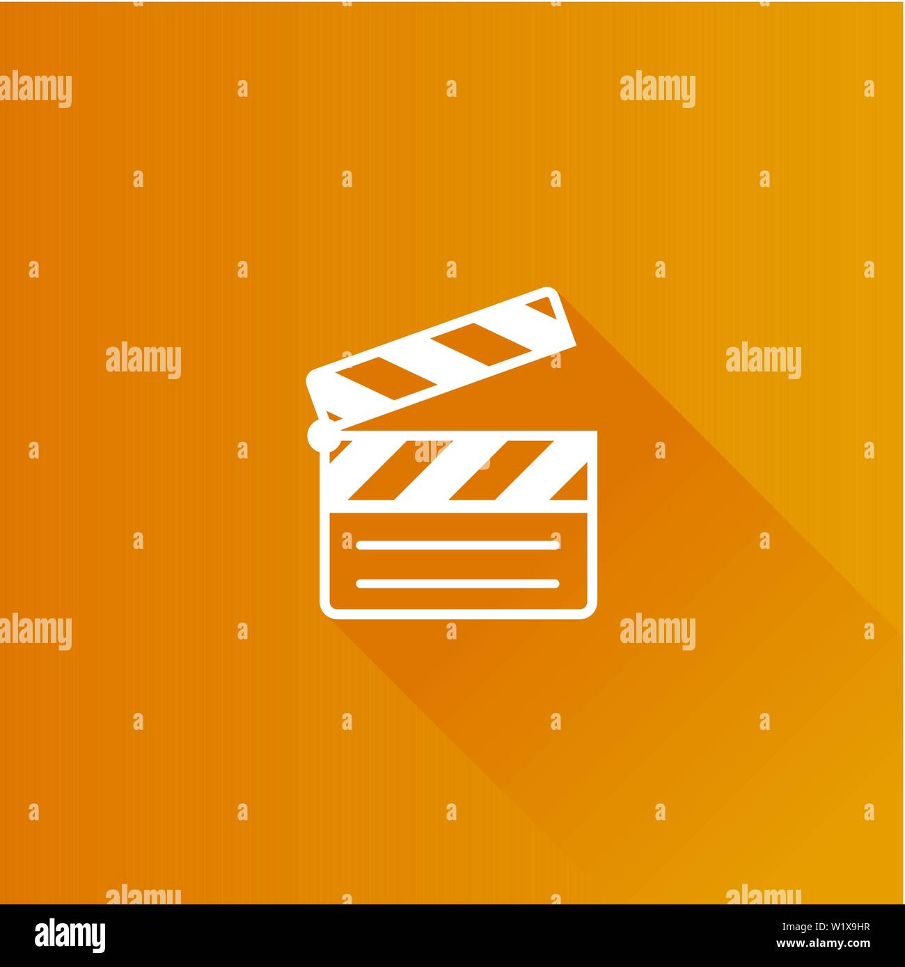 Cinema film icon in Metro user interface color style. Symbol records ...