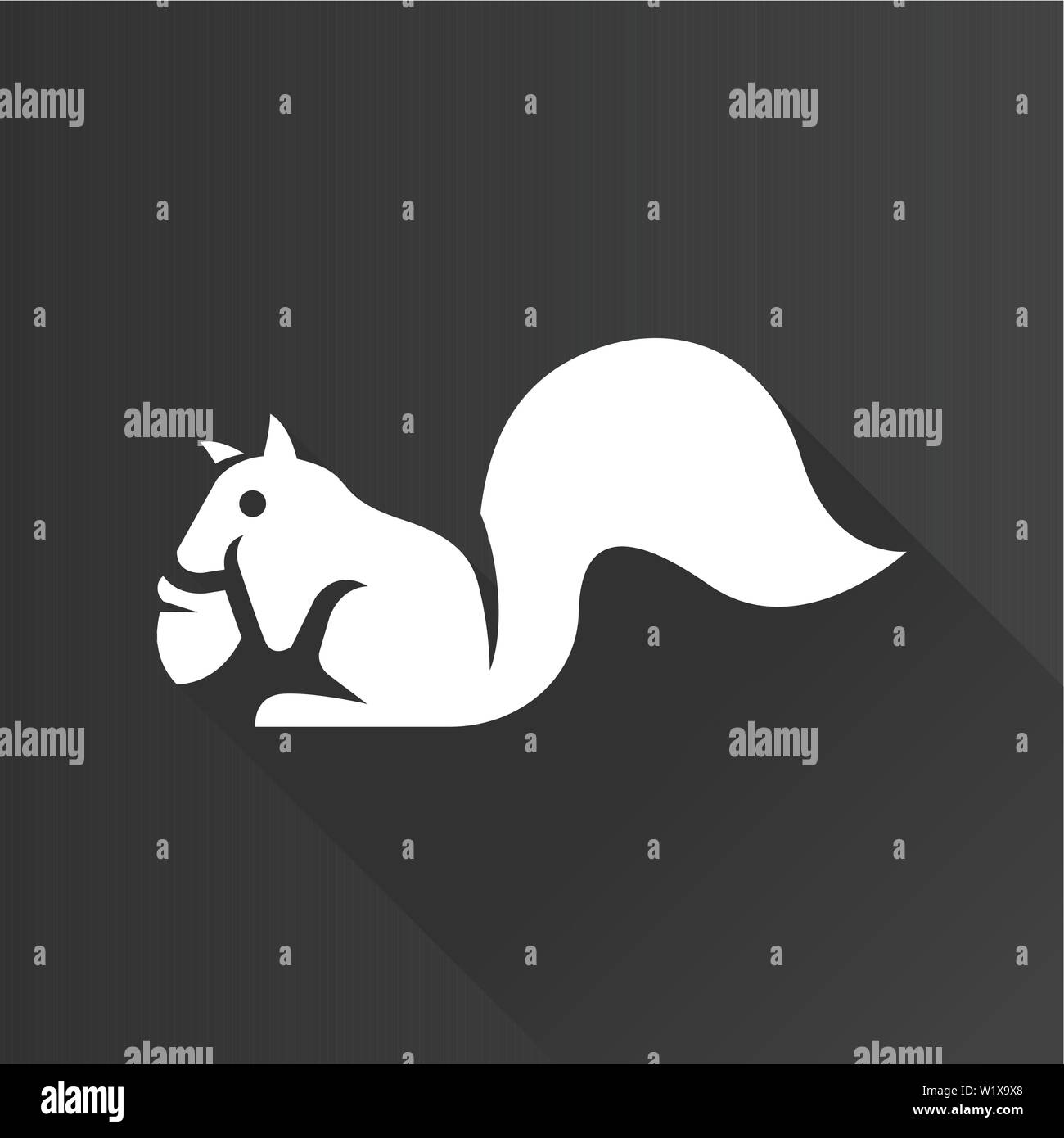 Squirrel icon in Metro user interface color style. Mammal animal Stock ...