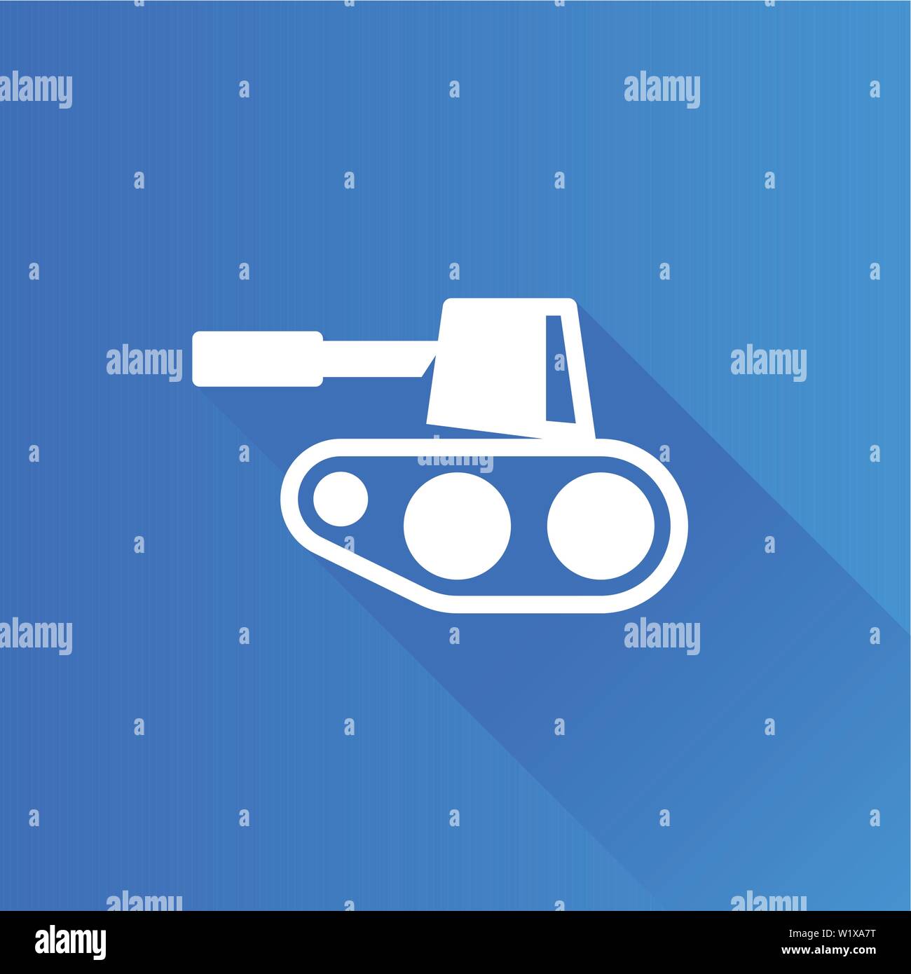 Tank icon in Metro user interface color style. Military weapon war ...