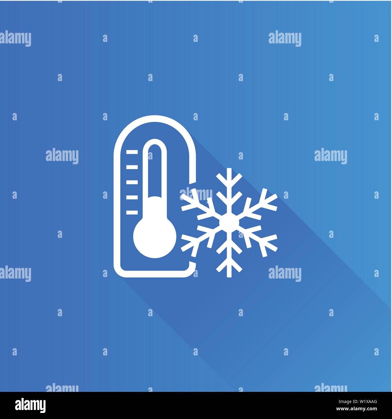Thermometer icon in Metro user interface color style. temperature ...