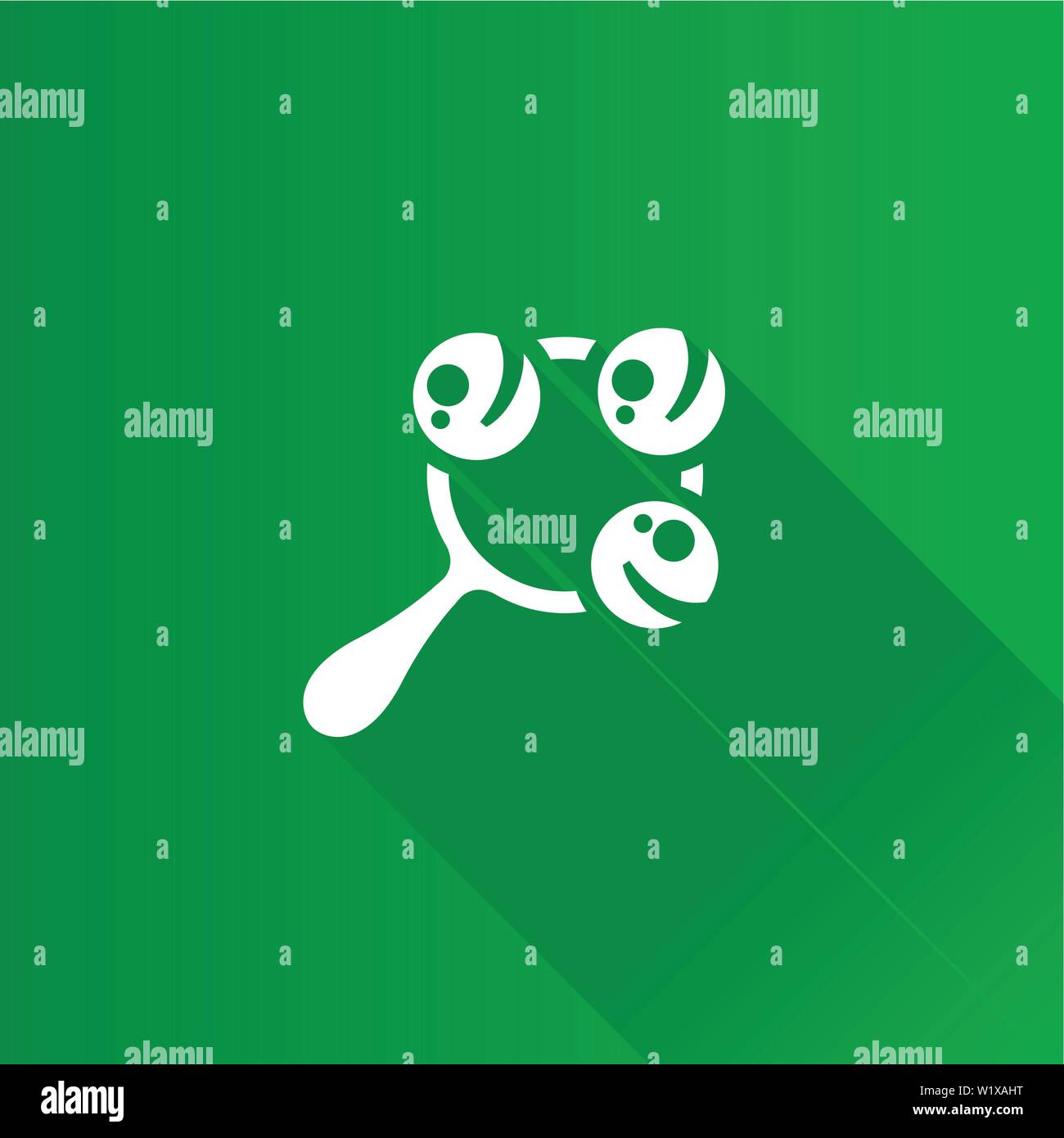 Baby toy icon in Metro user interface color style. Newborn child happy ...