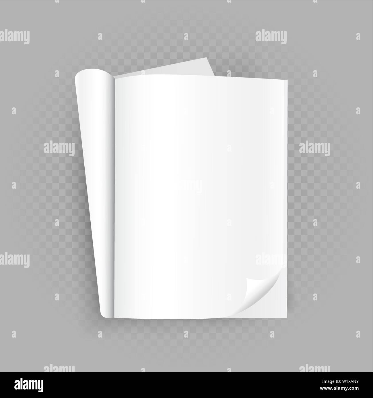 Open book on gray Stock Vector Images - Alamy