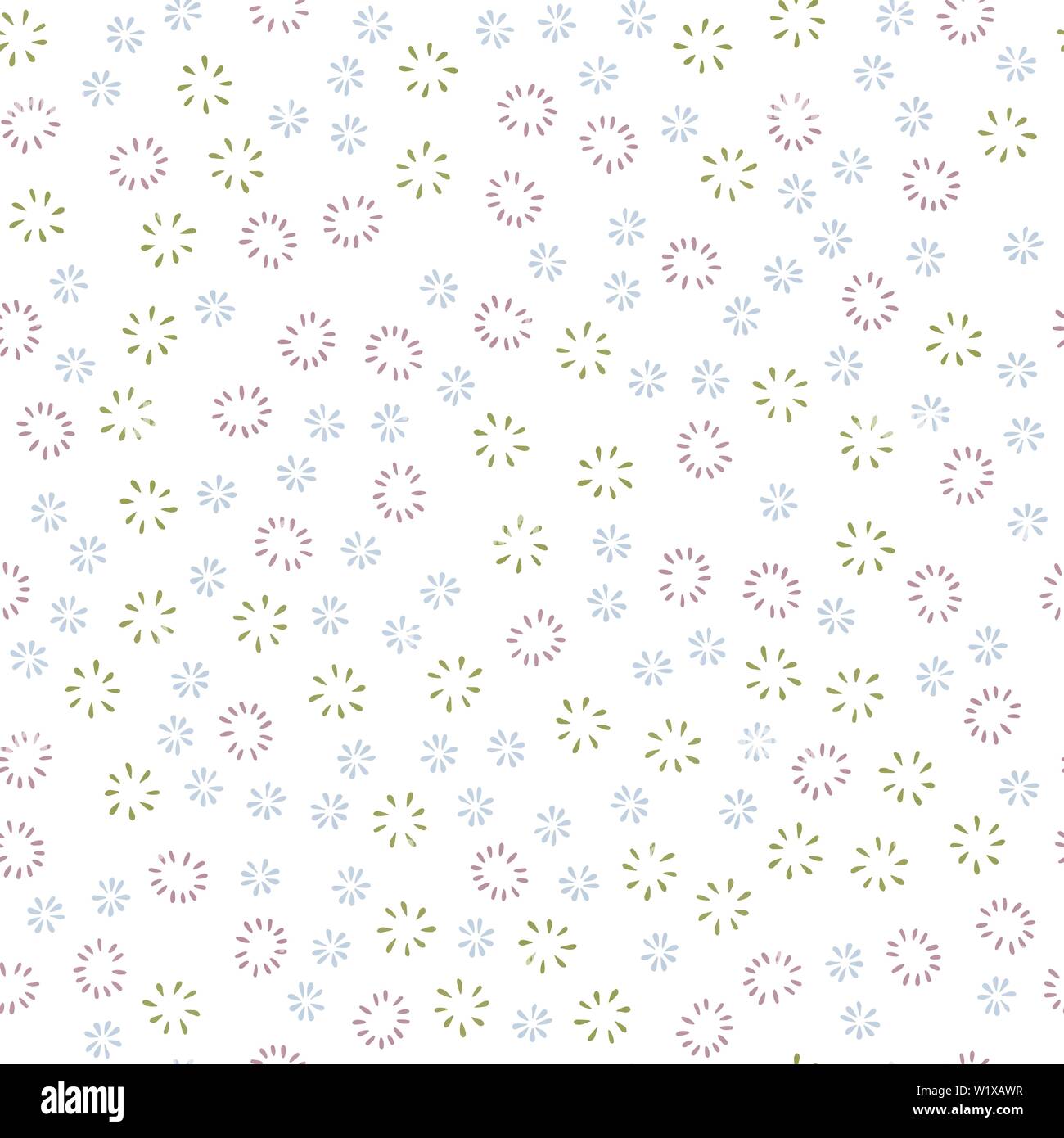 Seamless pattern background of simple elements. Doodle hand drawn ...