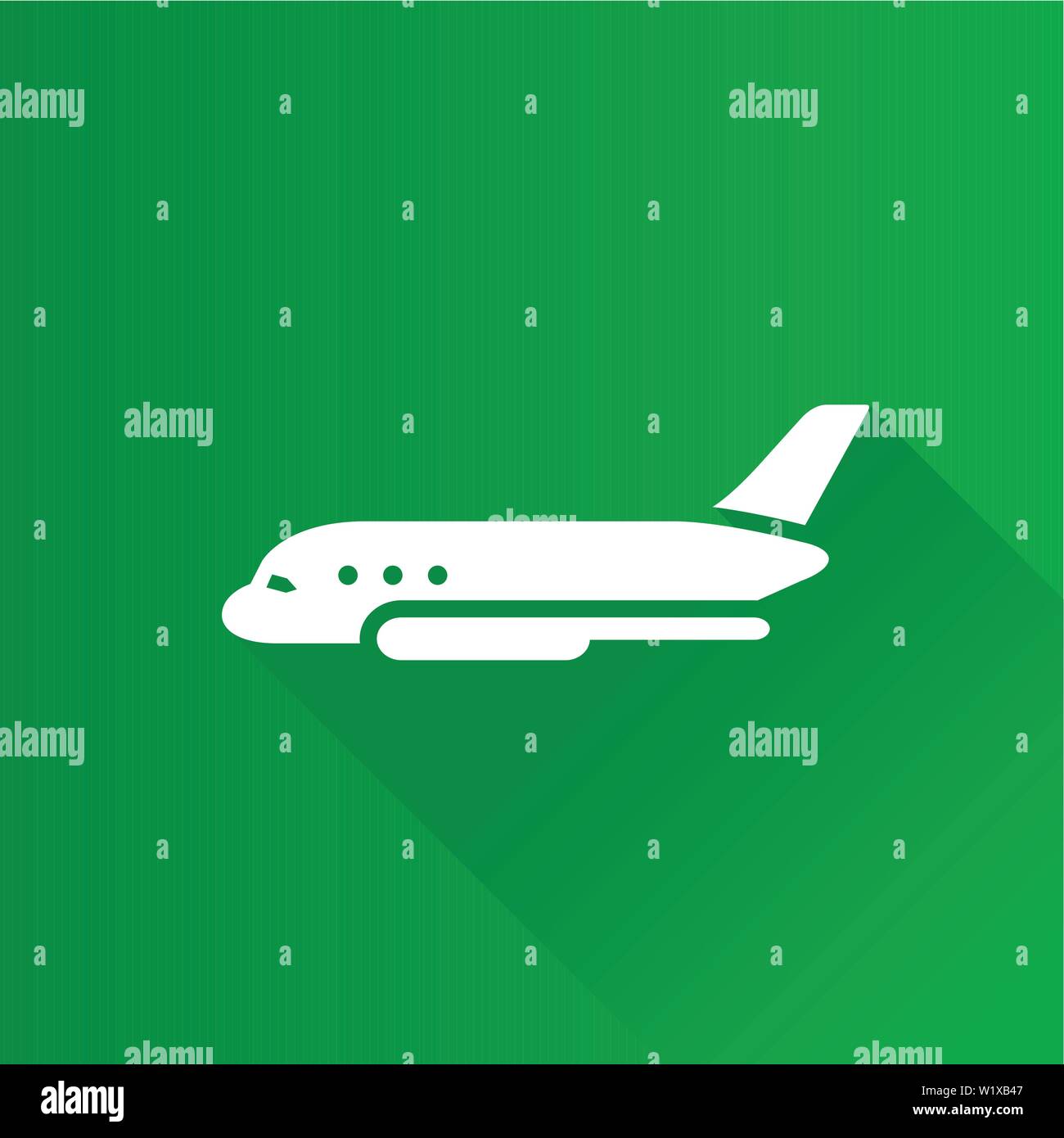 Airplane icon in Metro user interface color style. Aviation ...