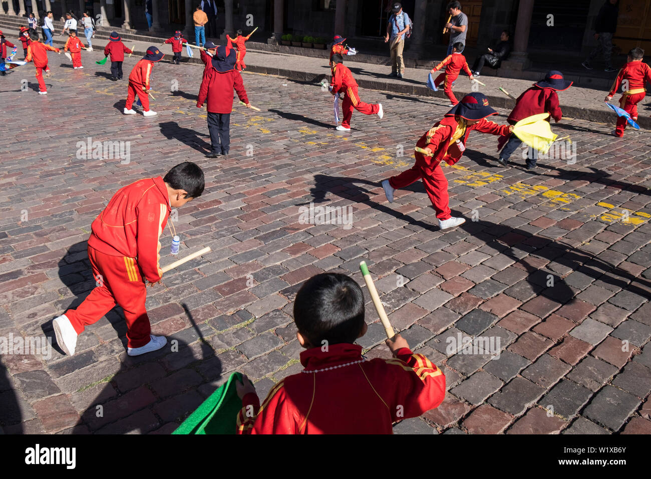 Perù, Cusco, daily life Stock Photo - Alamy