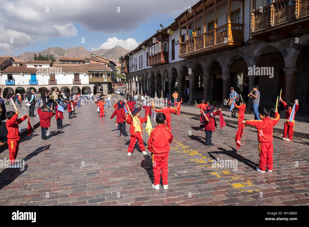 Perù, Cusco, daily life Stock Photo - Alamy