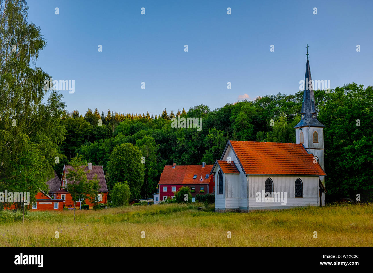 Abendstimmung im harz hi-res stock photography and images - Alamy