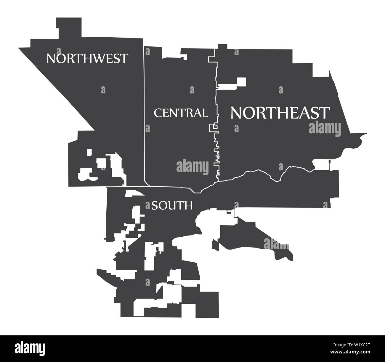 Modesto California Map High Resolution Stock Photography and Images - Alamy