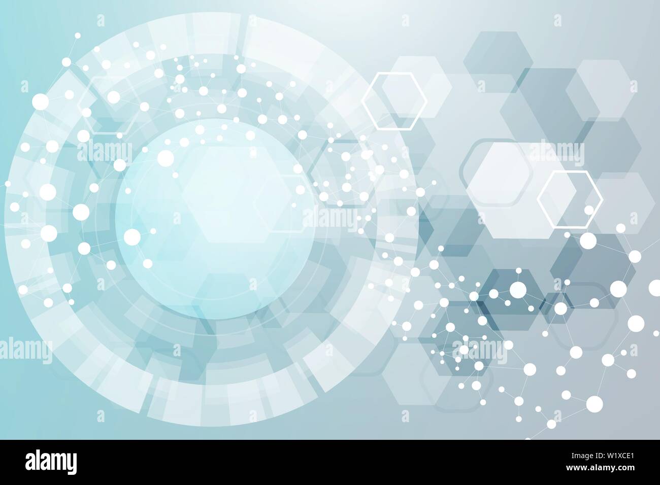 Big Data Visualization Background. Modern futuristic virtual abstract ...