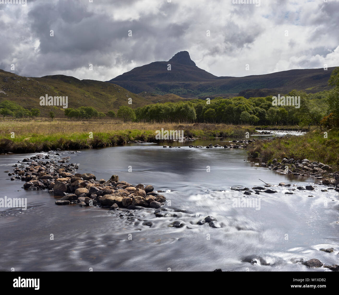 Stac Pollaidh, Inverpolly, Wester Ross, Highland, Scotland Stock Photo ...
