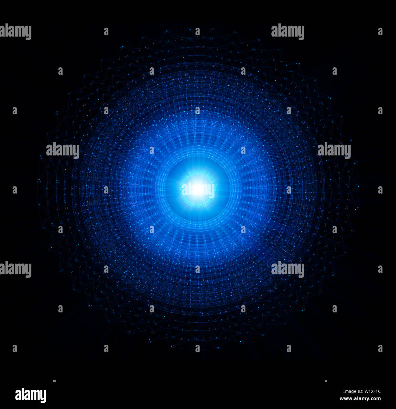 Futuristic Technology Background. Outer Space, Alien Technology And ...
