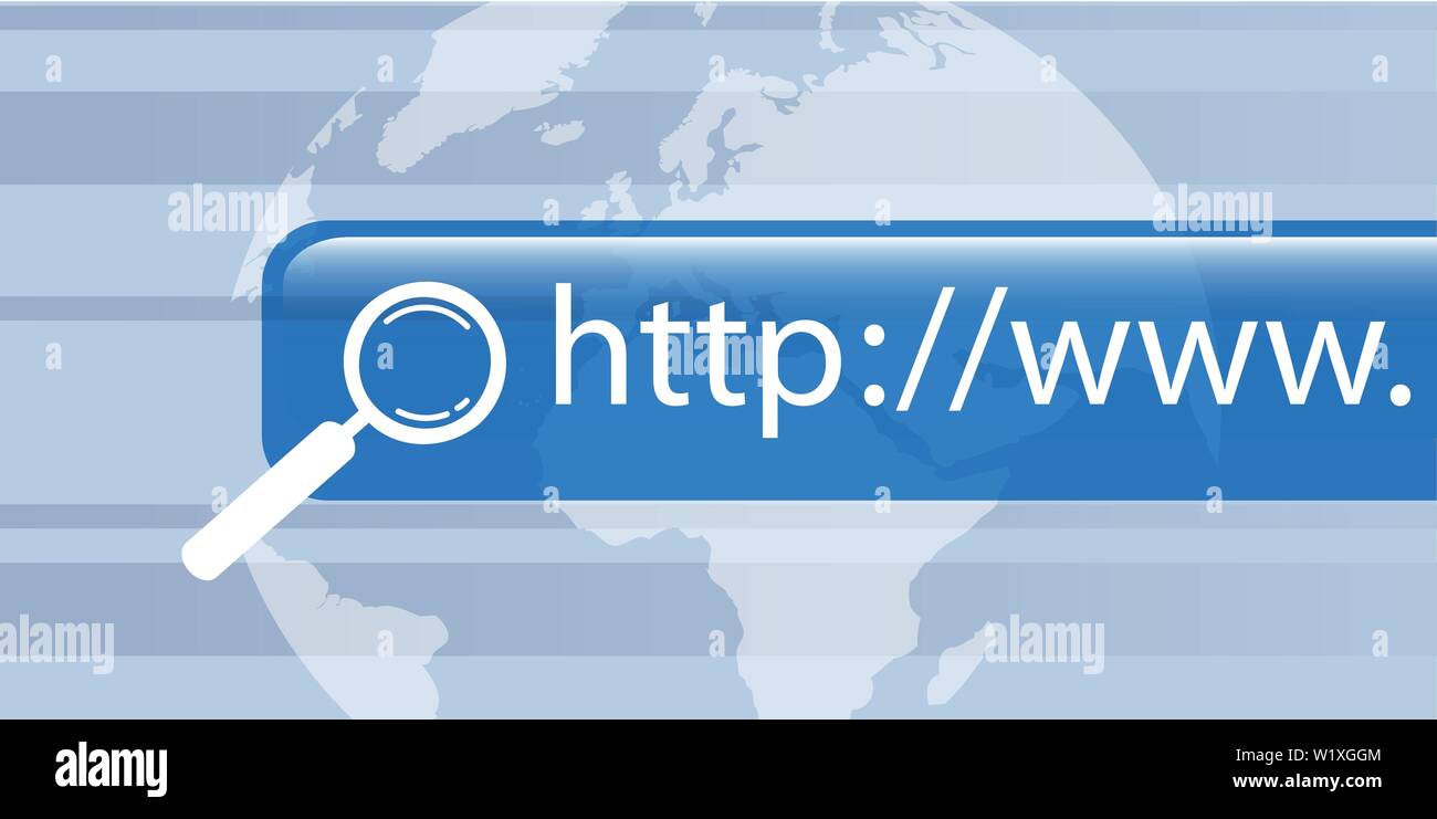 internet search digital global network vector illustration EPS10 Stock ...