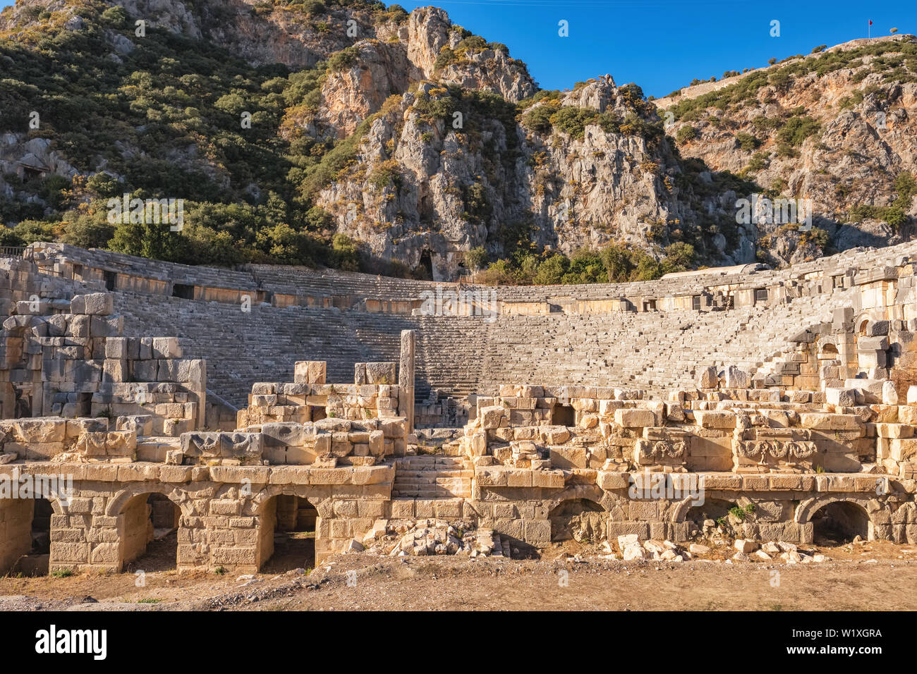 Ruins of the ancient city of Myra Stock Photo - Alamy
