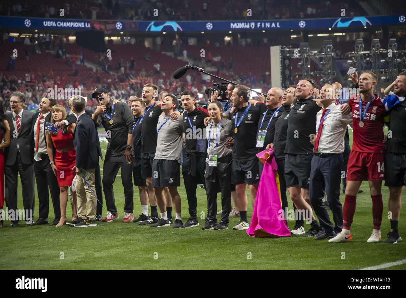 Liverpool FC V Tottenham Hotspur during the 2019 Champions League Final ...