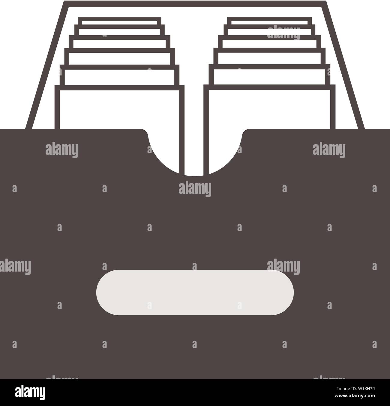 Archive icon isolated on white background. Vector illustration for your ...
