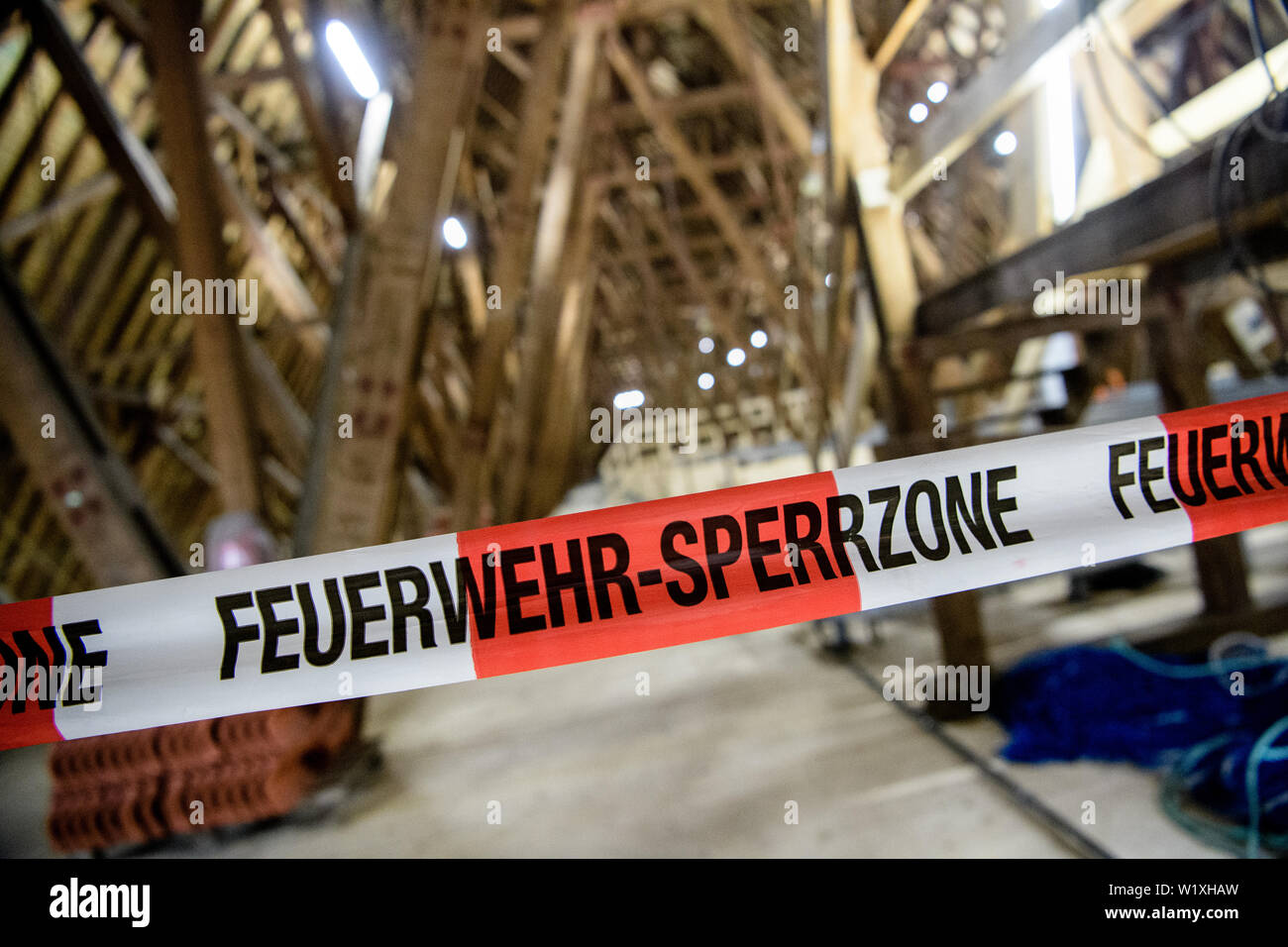 Fire brigade restricted zone hi-res stock photography and images - Alamy