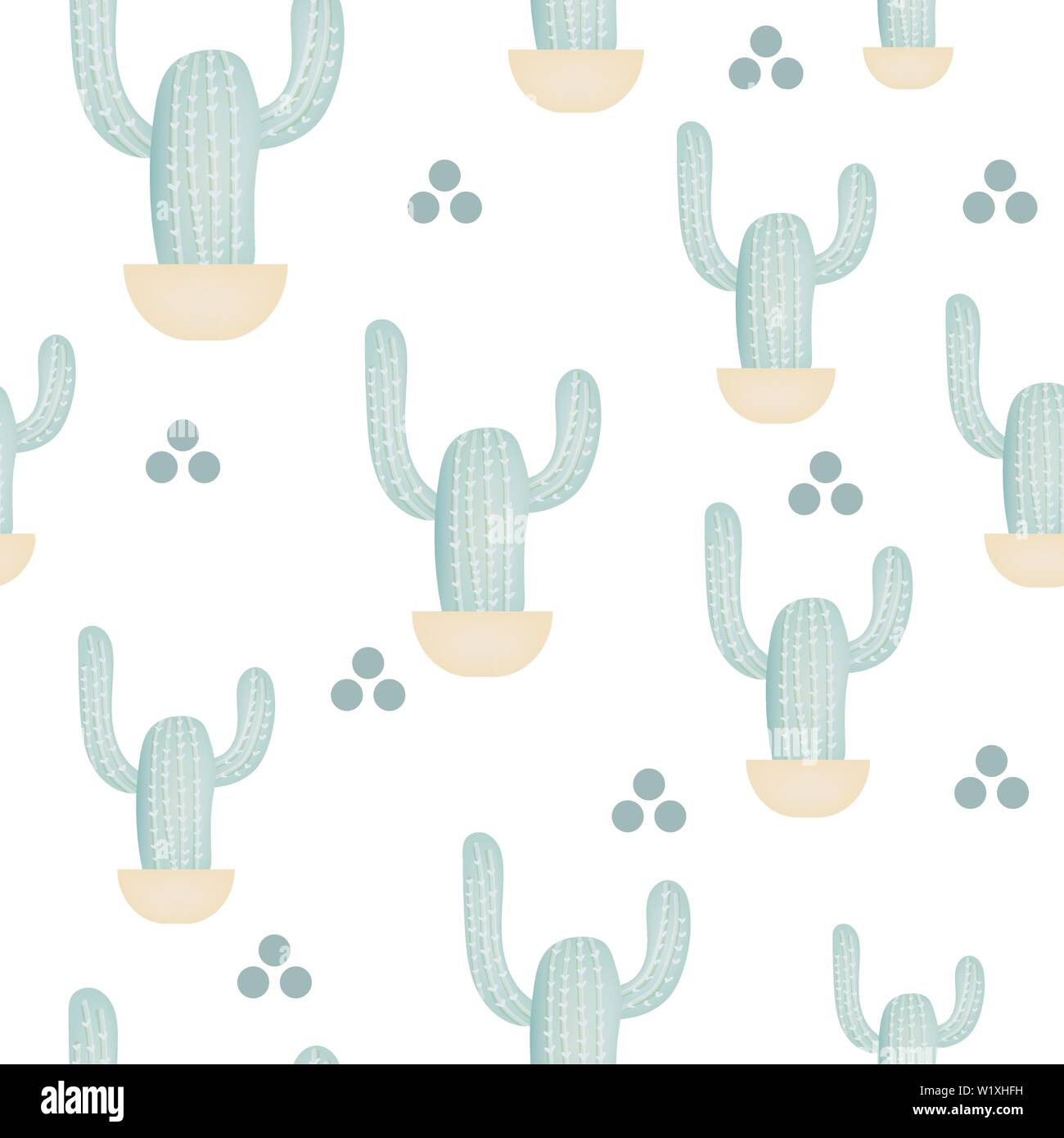 Seamless repeating pattern succulent plant hi-res stock photography and ...
