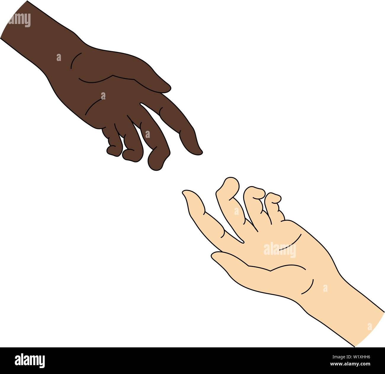 Racial Equality Hands