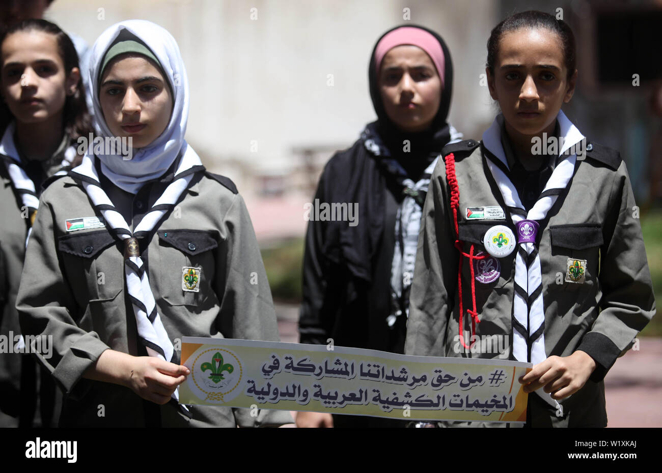 Gaza City, Gaza Strip, Palestinian Territory. 4th July, 2019 ...