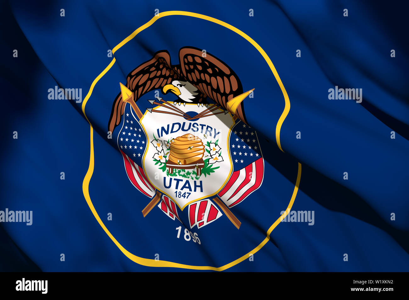 Utahn flag hi-res stock photography and images - Alamy