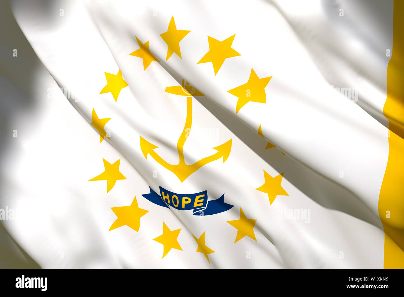 Rhode islander flag hi-res stock photography and images - Alamy