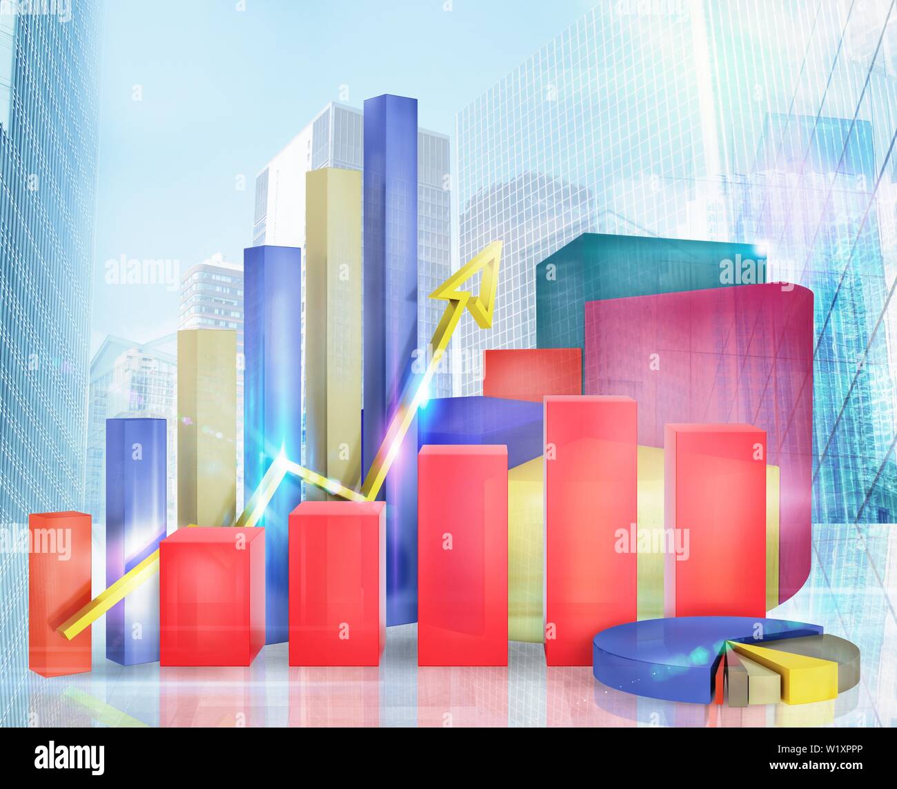 Graphs and stats Stock Photo - Alamy