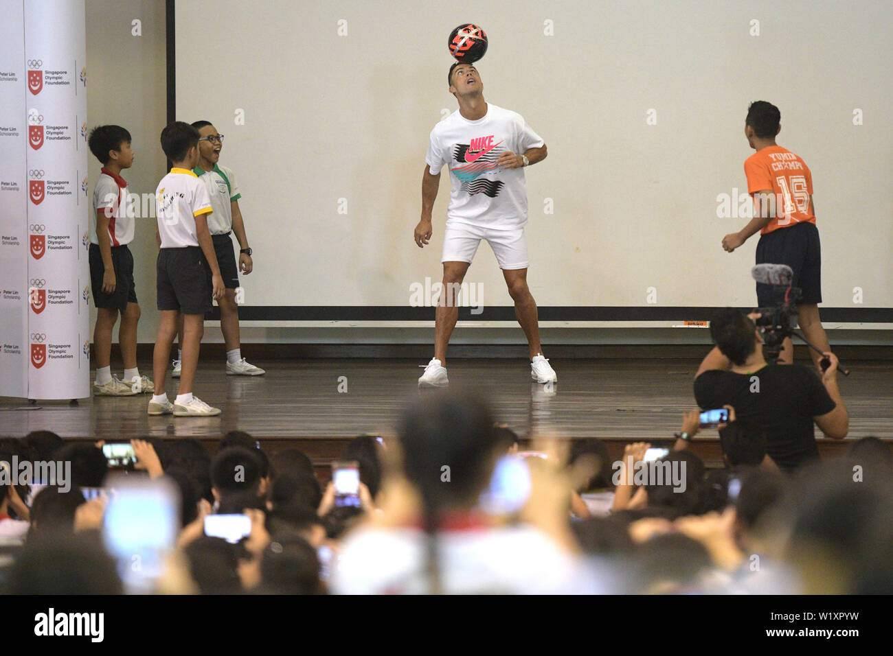 Singapore, Singapore's Yumin Primary School. 4th July, 2019. Portuguese ...
