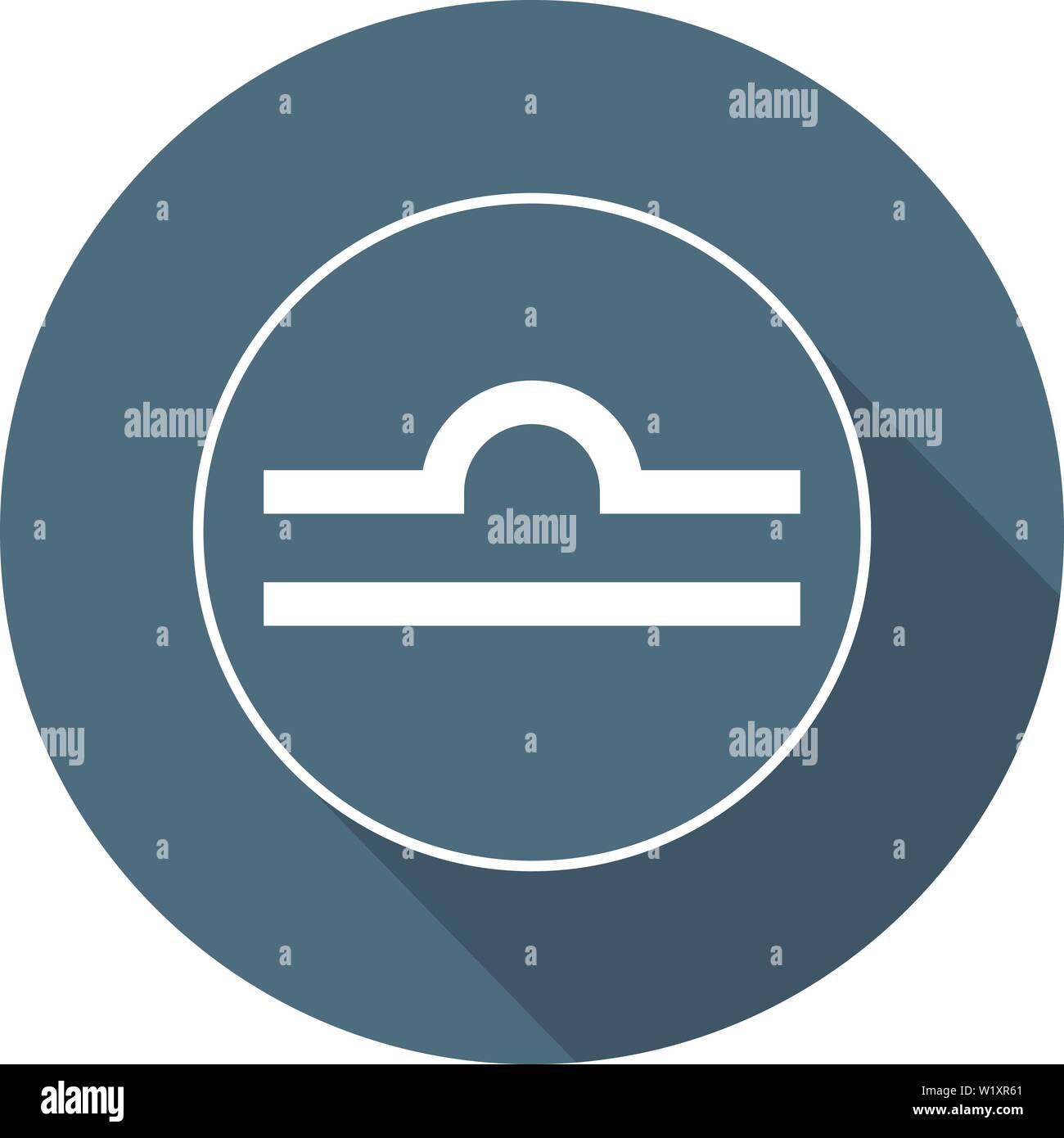 Libra Icon. Vector Astrological, Horoscope Sign. Zodiac Symbol. Air ...