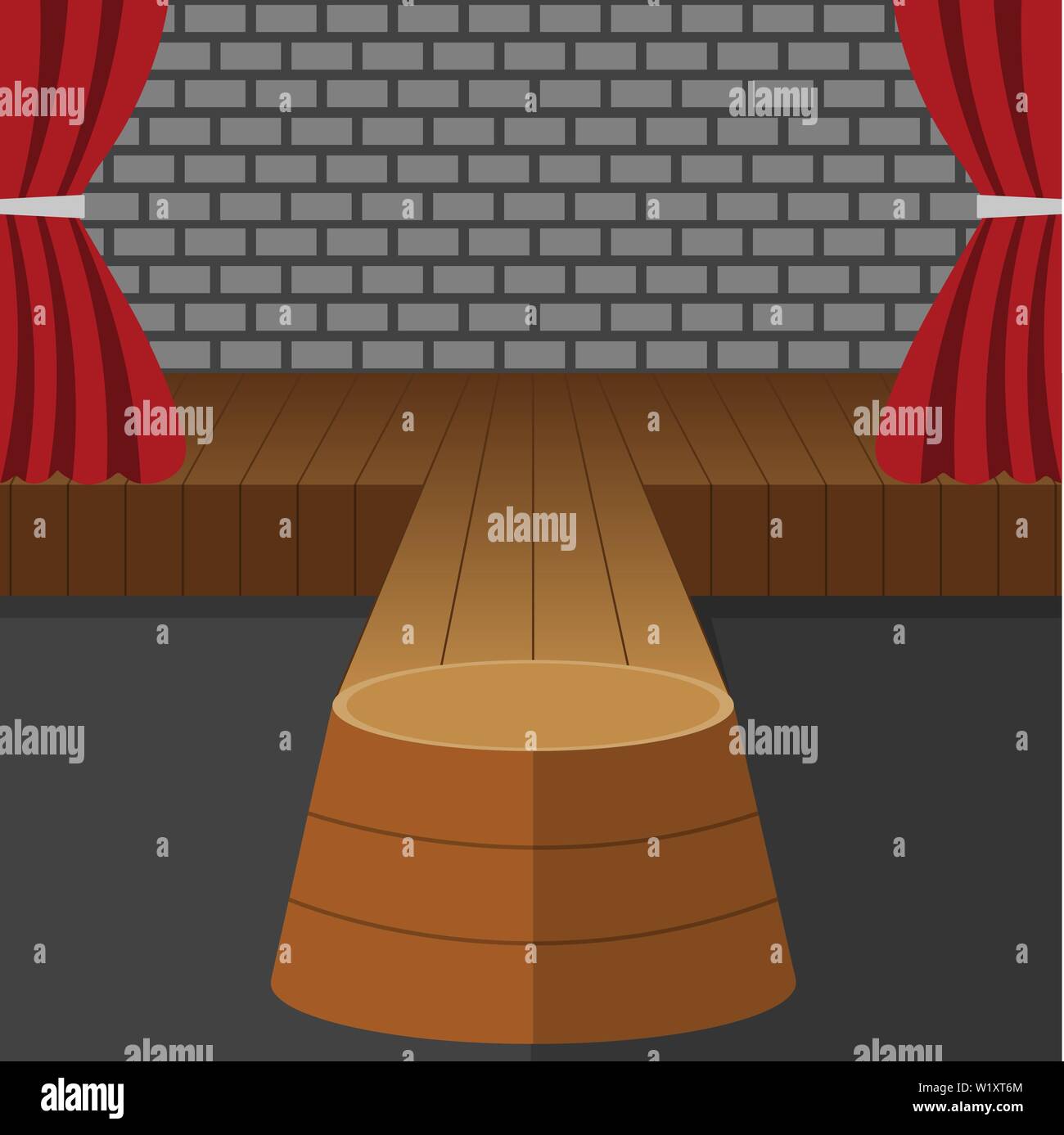 Theater Stage Cartoon Stock Photos & Theater Stage Cartoon Stock Images ...