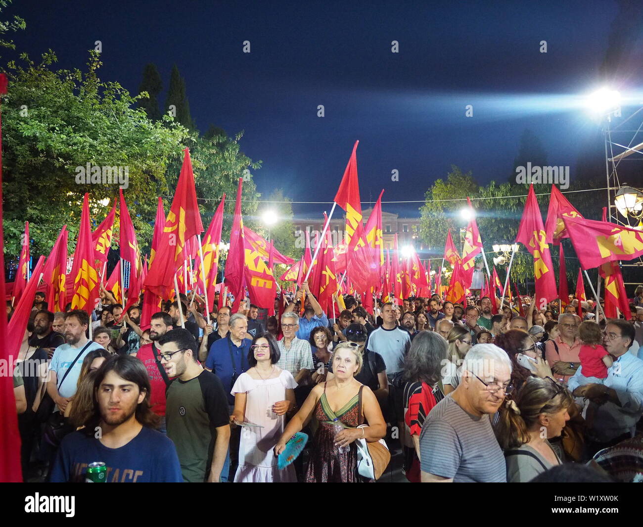 General secretary of KKE (Communist Party of Greece) Dimitris ...