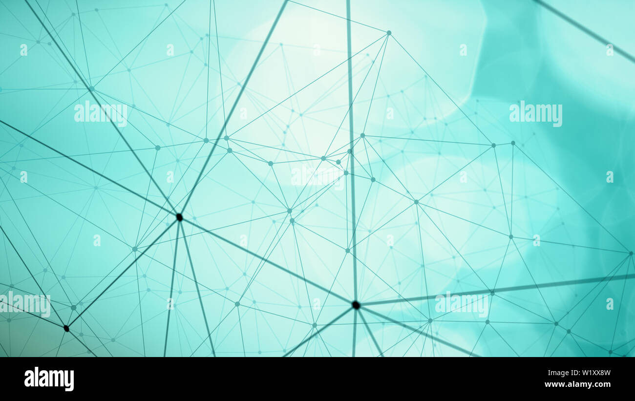 Connected lines abstract shapes, tech background connect, digital data ...