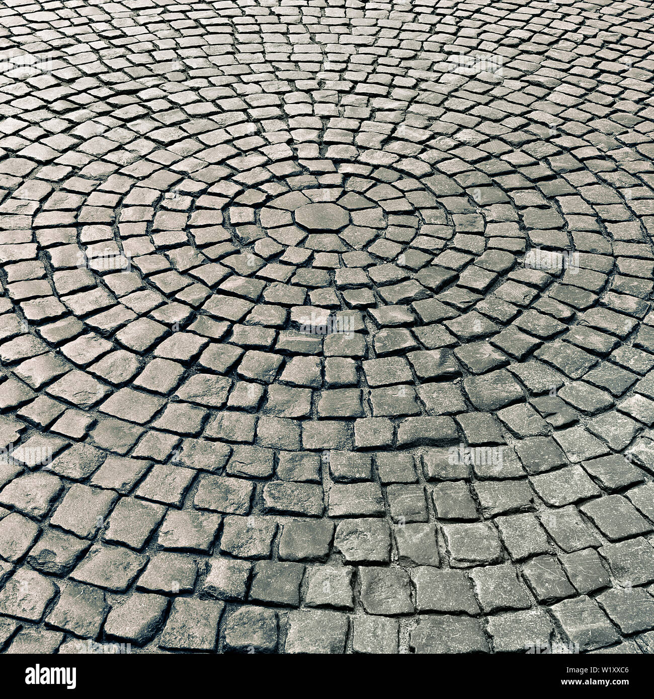pavement of stone pavers as a background Stock Photo - Alamy