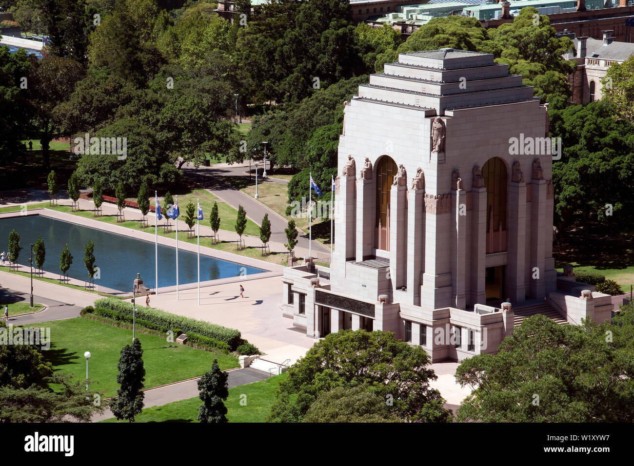 Australian war memorial aerial hi-res stock photography and images - Alamy