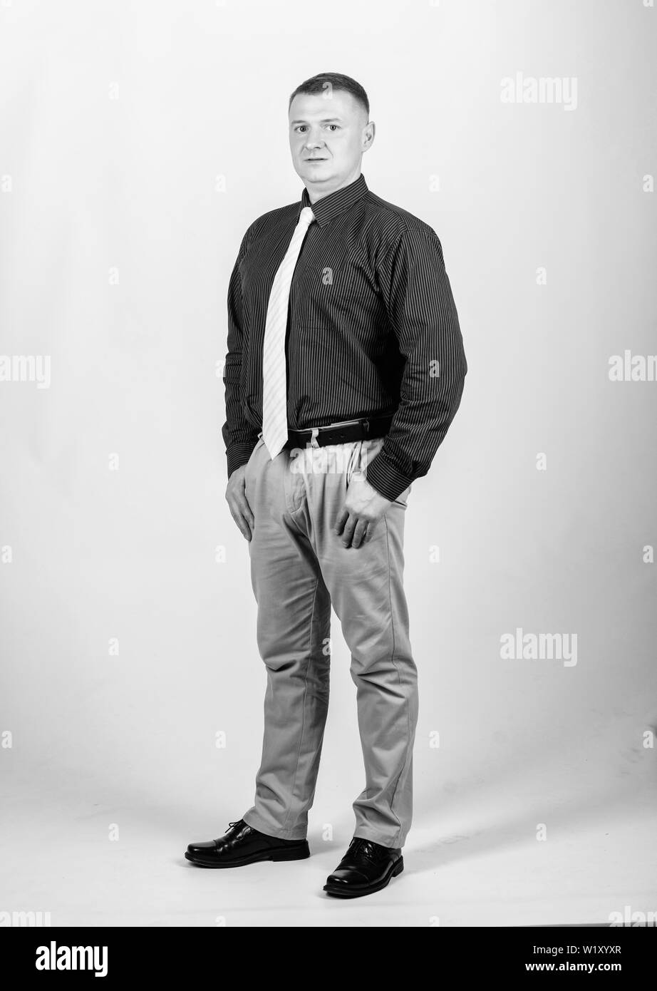 Store manager Black and White Stock Photos & Images - Alamy