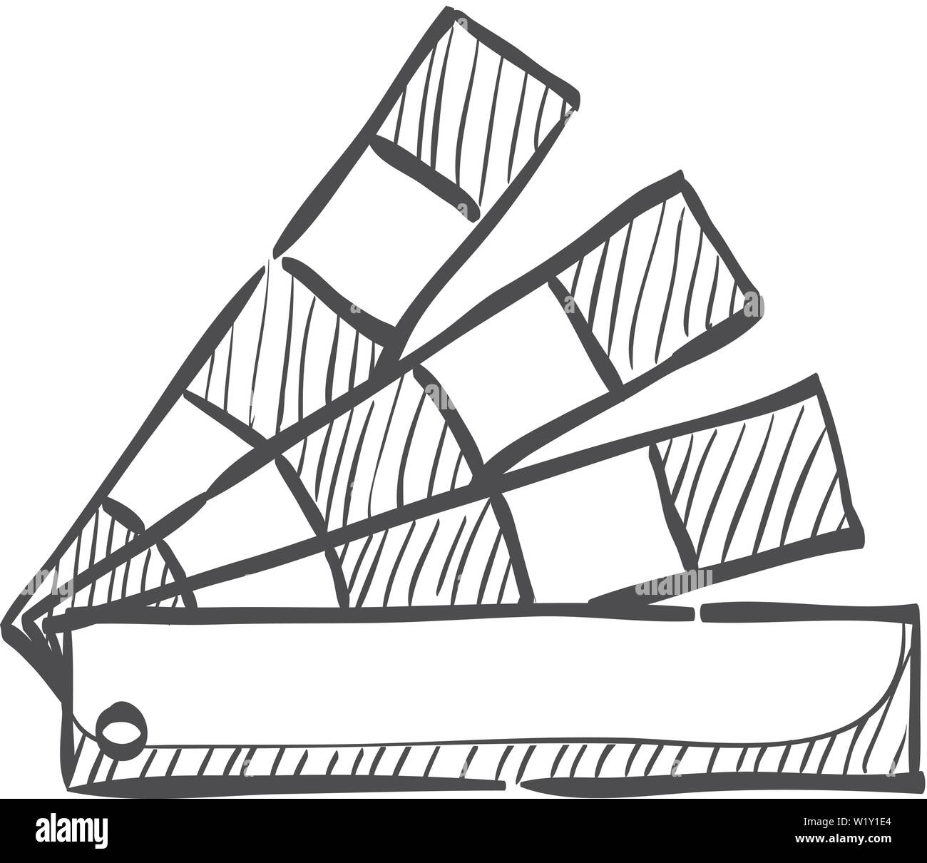 Color palette doodle Cut Out Stock Images & Pictures - Alamy