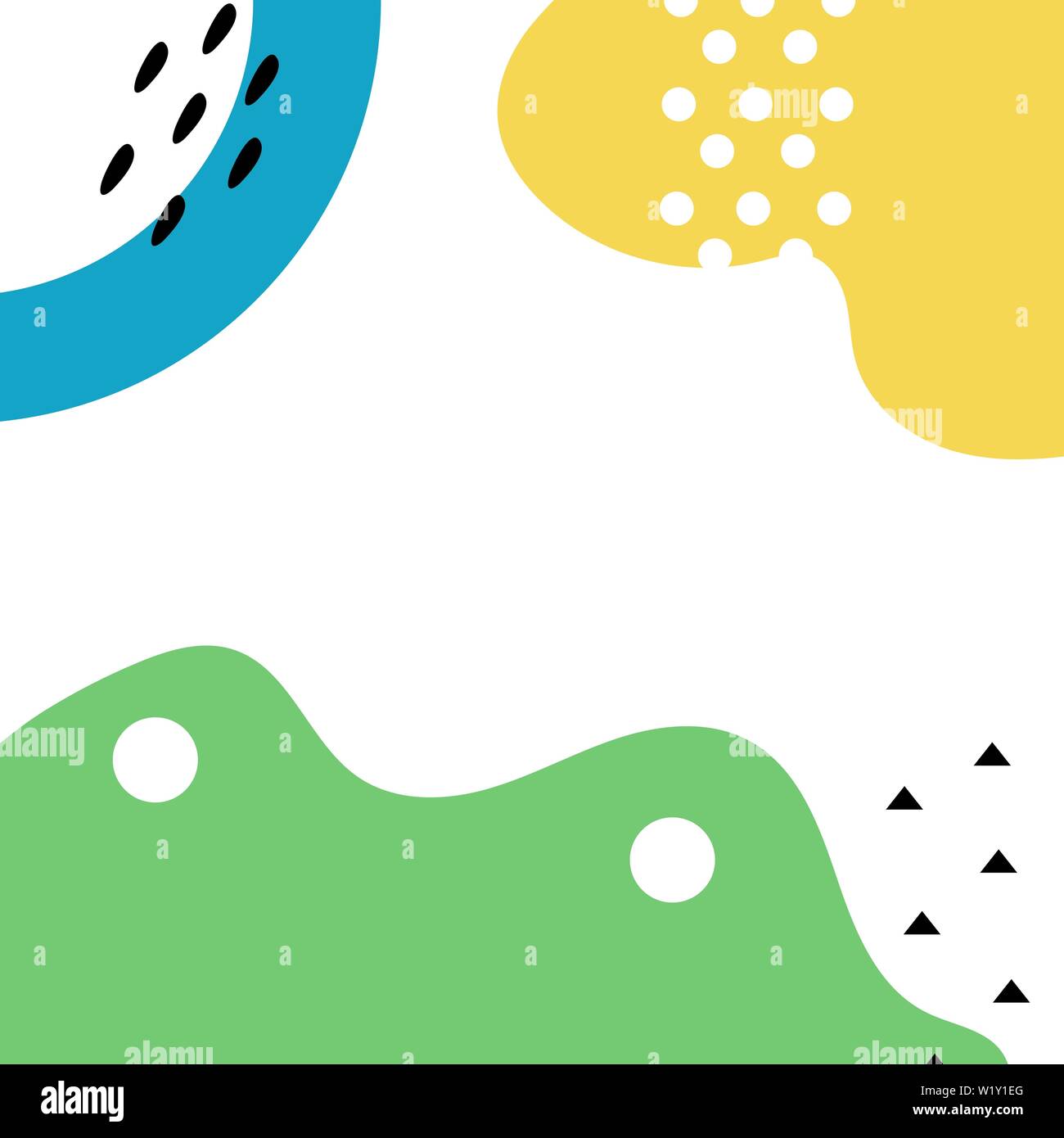 Collage Background. Creative Header with Different Shapes and Textures ...