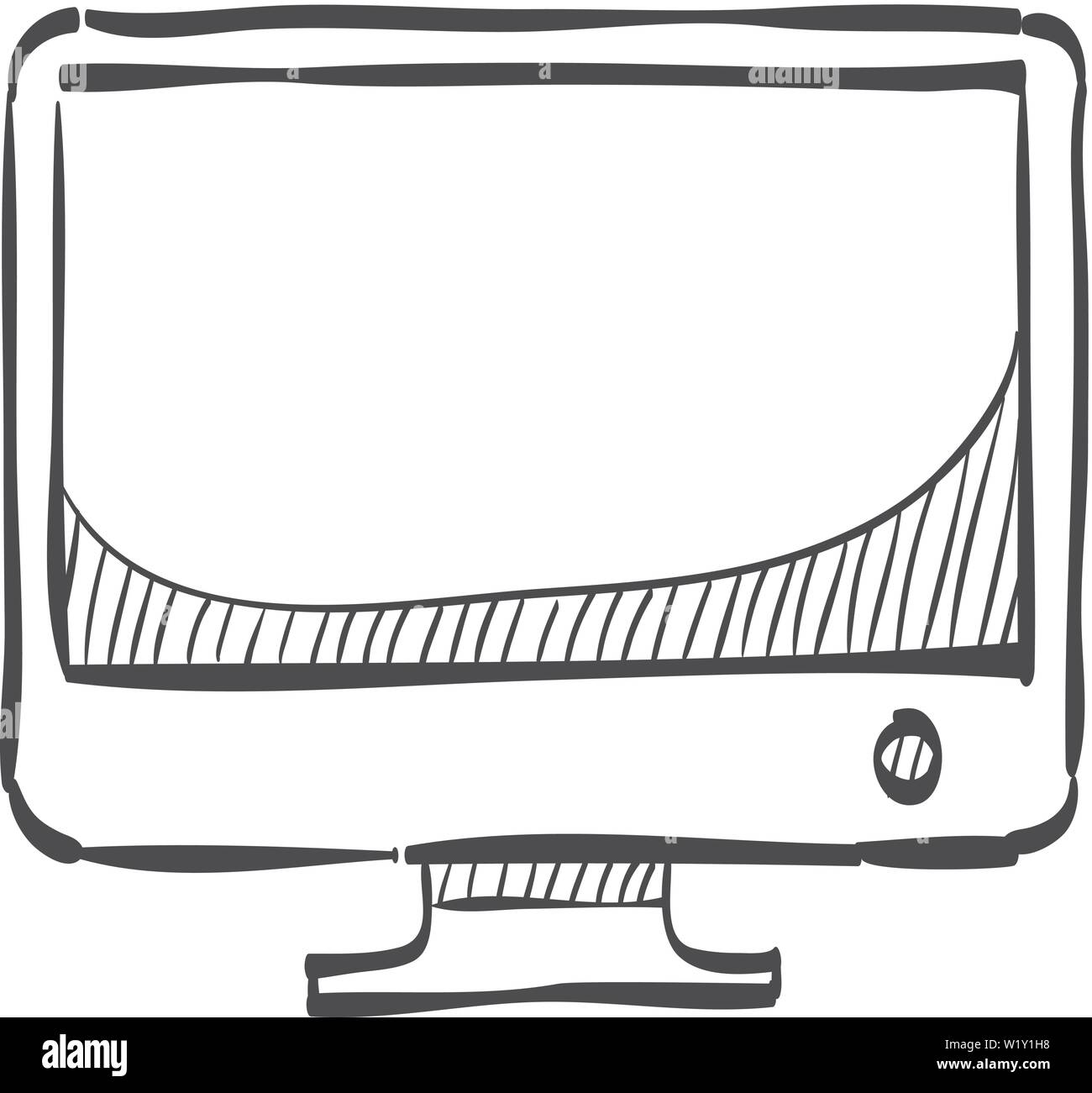 Computer Monitor Sketch
