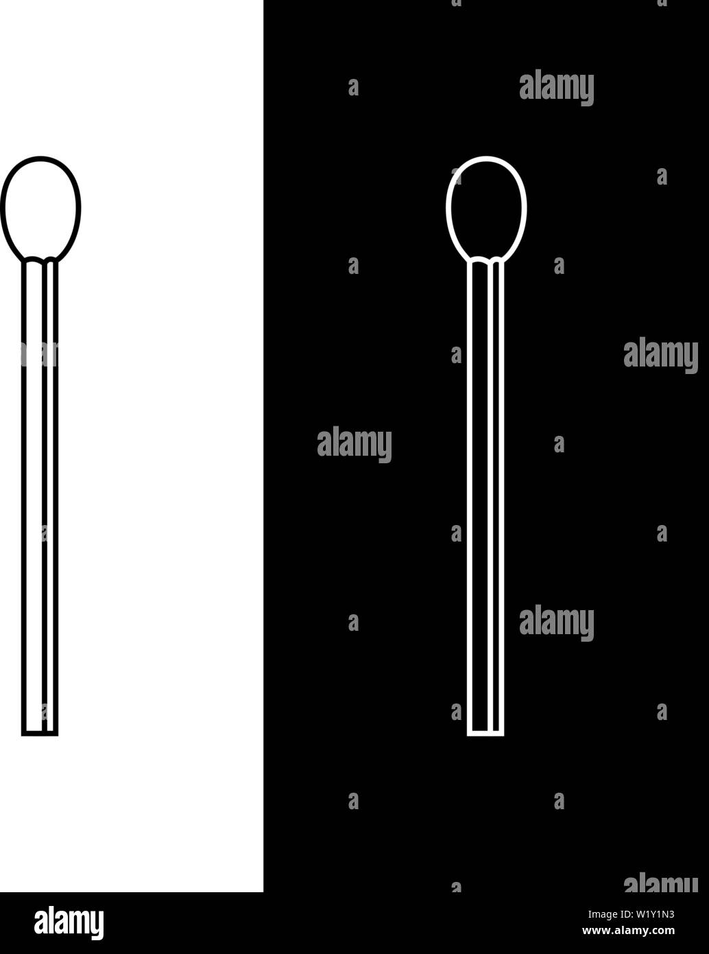 Graphic art illustration of a matchstick hi-res stock photography and ...