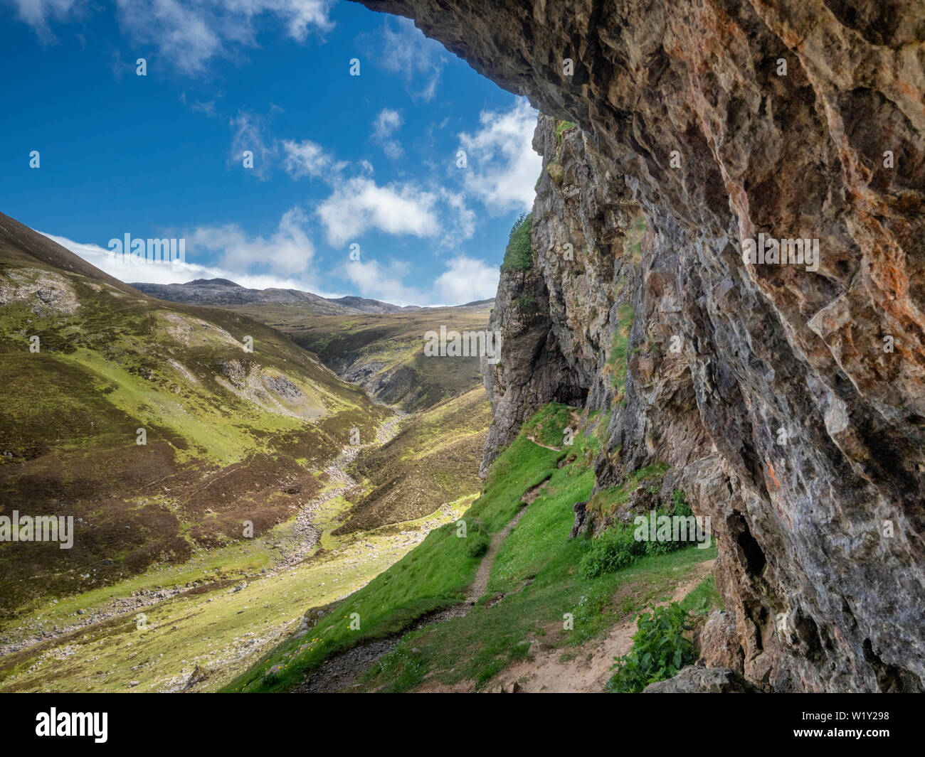 Bone Caves, near Inchnadamph in the north west Highlands of Scotland ...