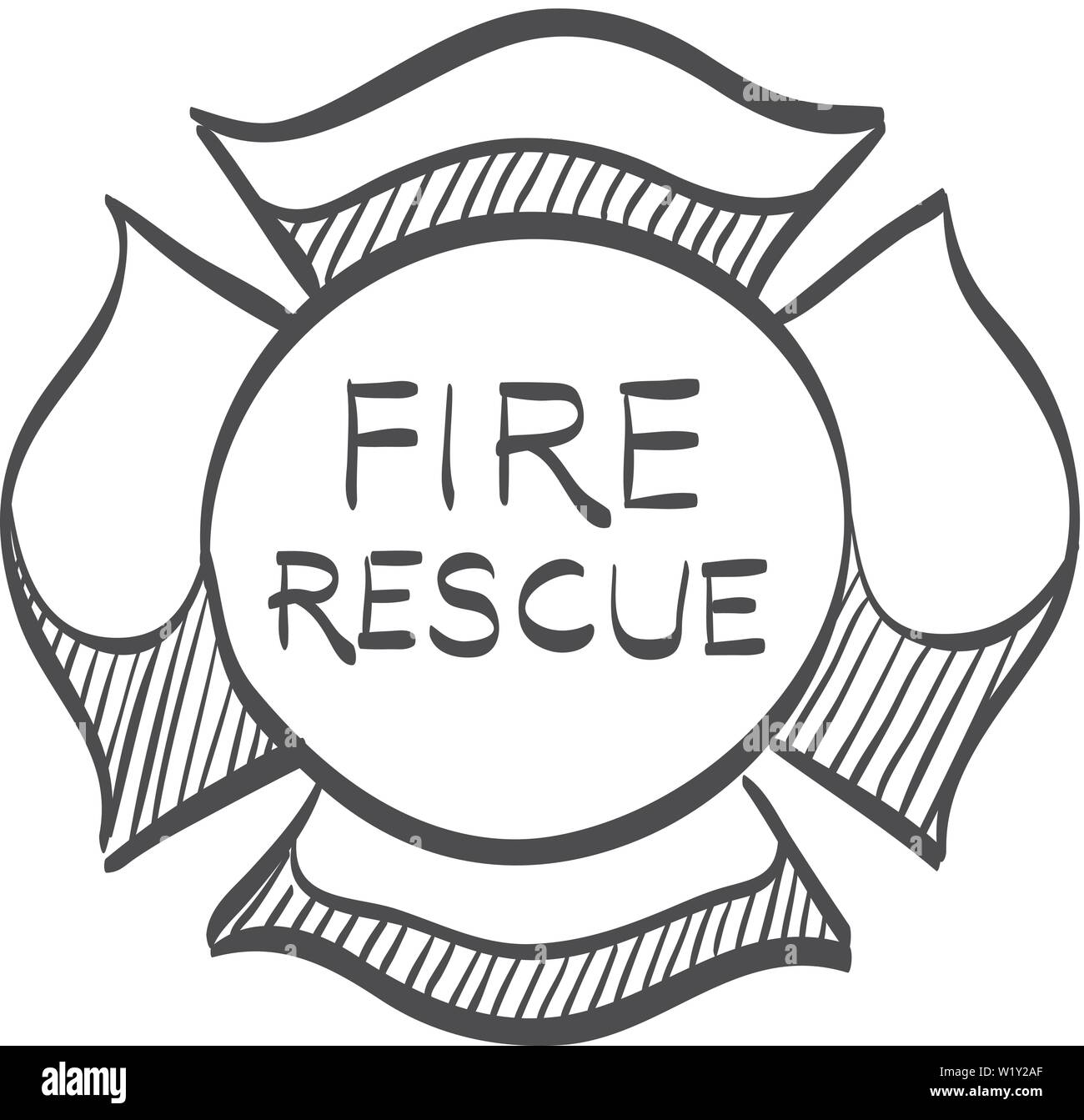 Firefighter Badges Coloring Pages