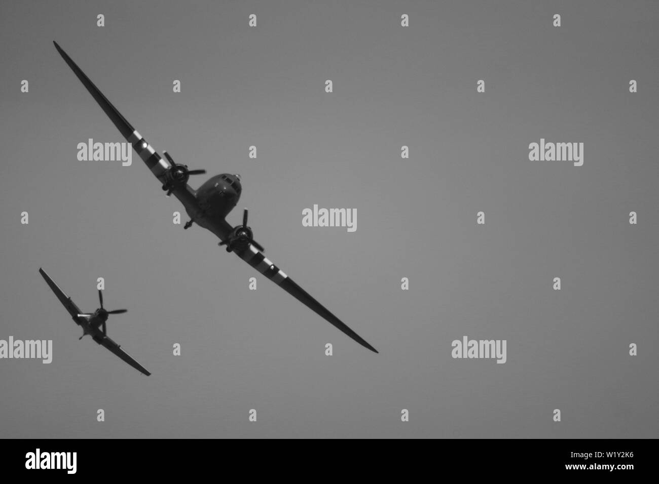 Clipped Wing Spitfire (Mark MkXVIe TE311) Displaying with Douglas ...