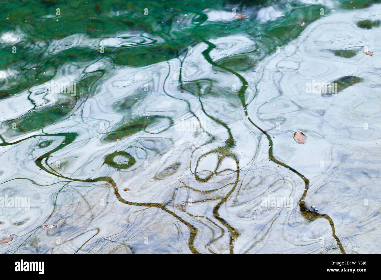 Plitvice lakes National Park, Lika region, Croacia, Europe Stock Photo ...