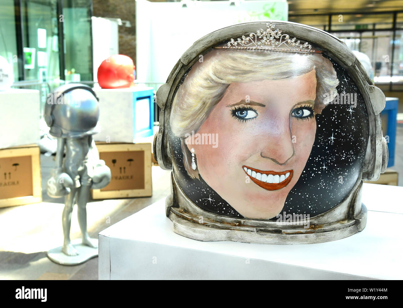 'The Astro Bruiser' helmet created by artist Schoony and the 'Great ...