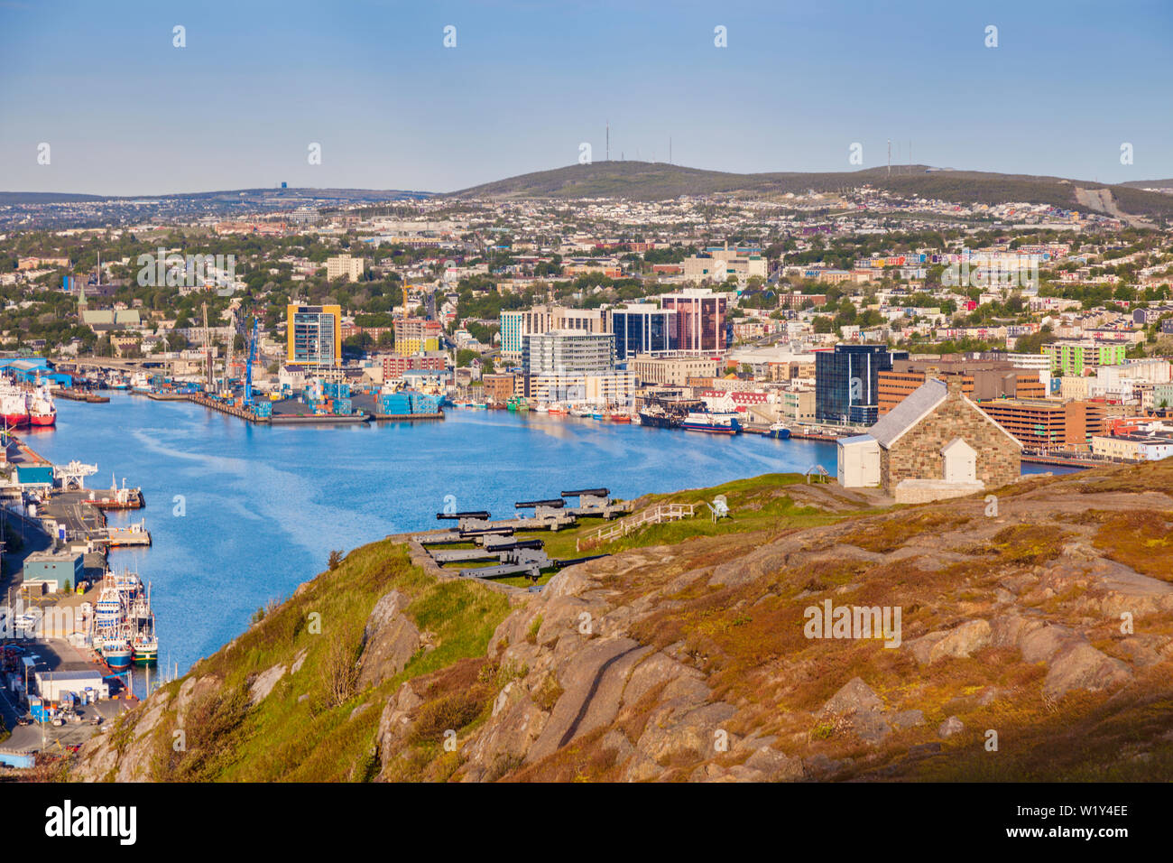 Panorama of St. John's, Newfoundland. St. John's, Newfoundland and ...