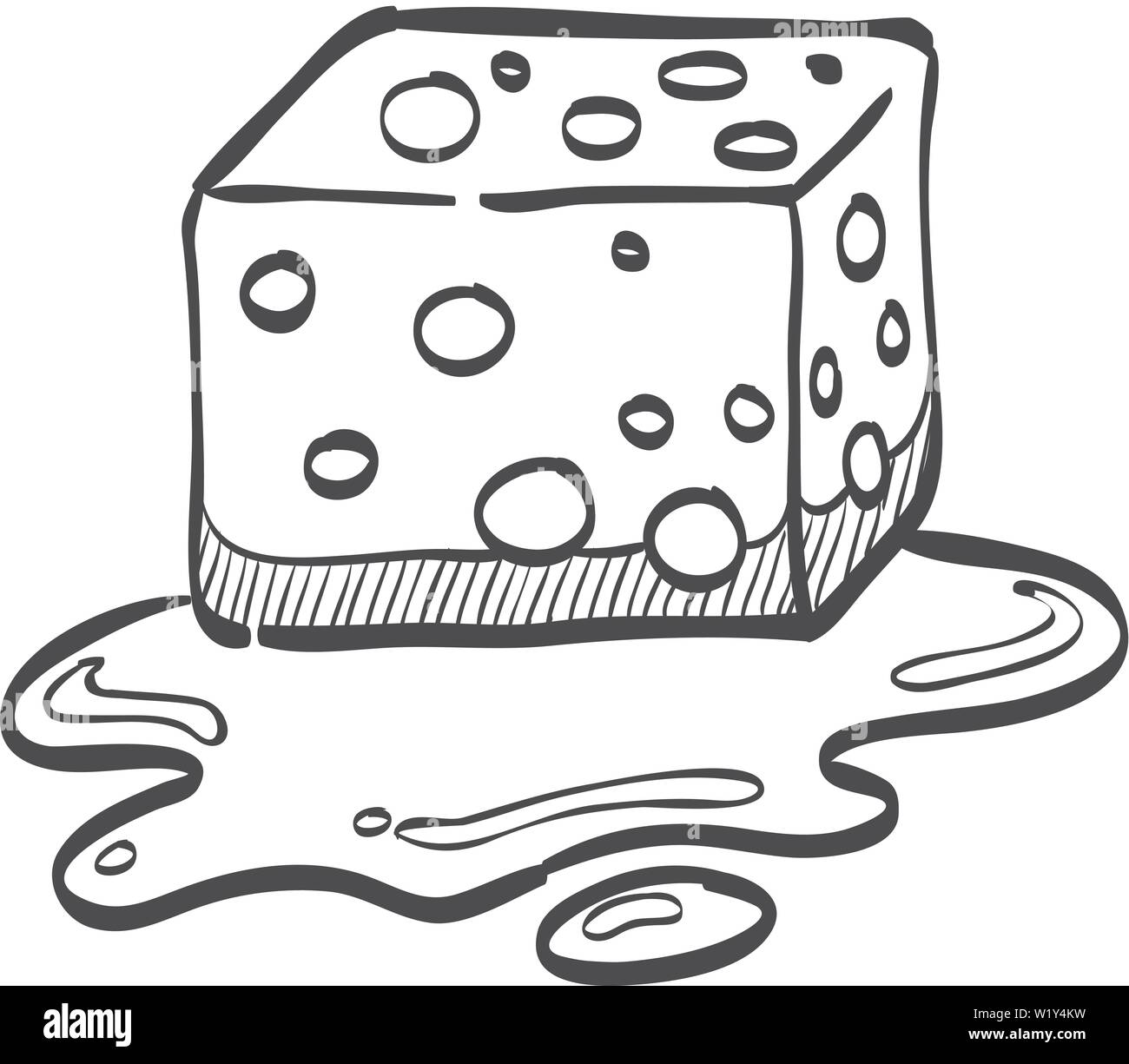 Cleaning Sponge Drawing