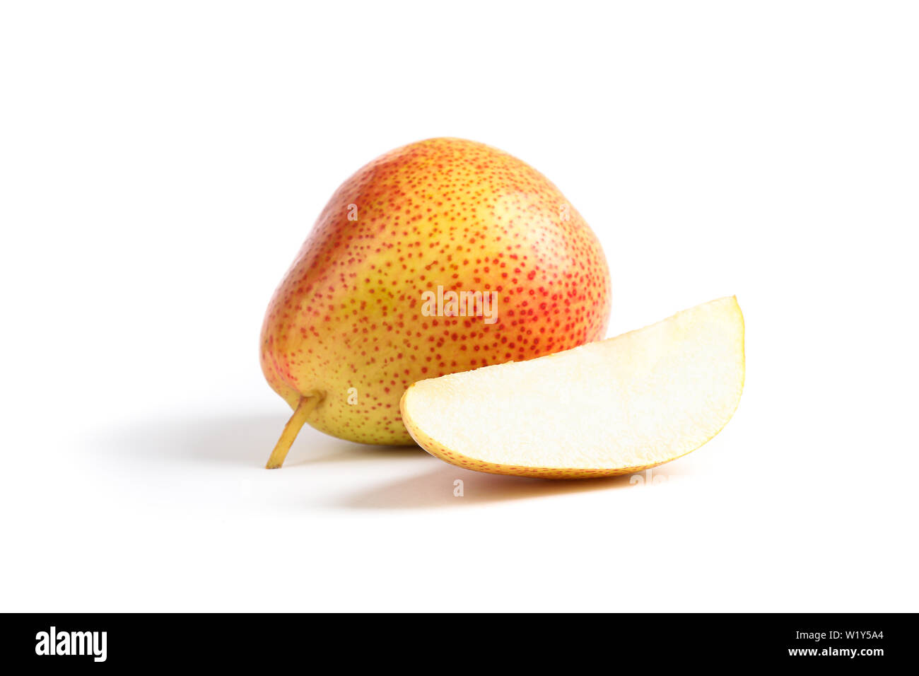 Fresh sweet pear isolated on white background Stock Photo - Alamy