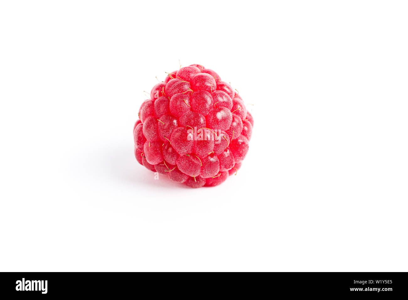 Fresh sweet raspberry isolated on white background Stock Photo - Alamy